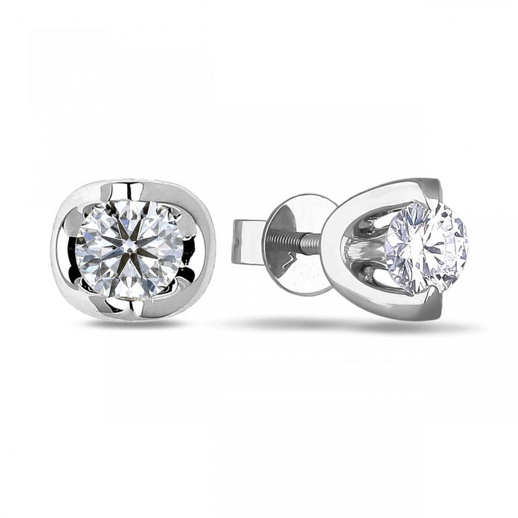 Wunderbar Diamant Ohrstecker 1 Karat Bilder